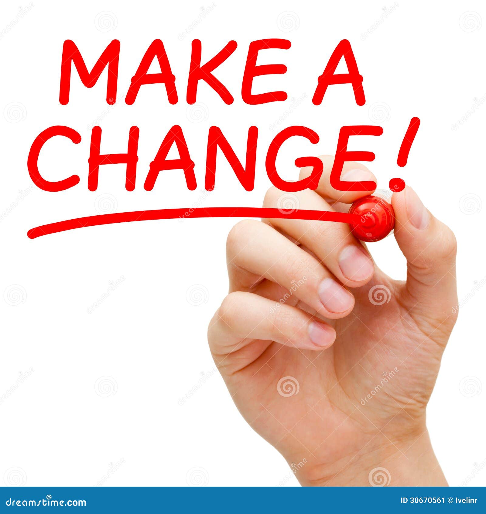 Breng een Verandering aan stock afbeelding. Image of teller - 30670561