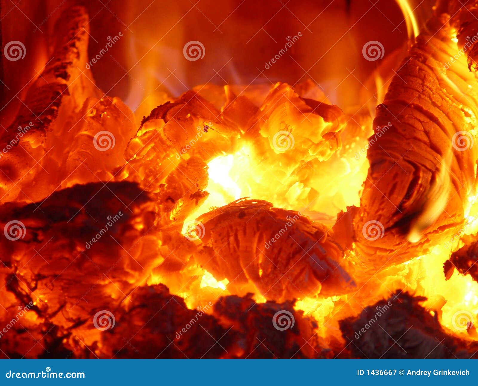 Brennende Kohlen stockbild. Bild von kampieren, hitze - 1436667