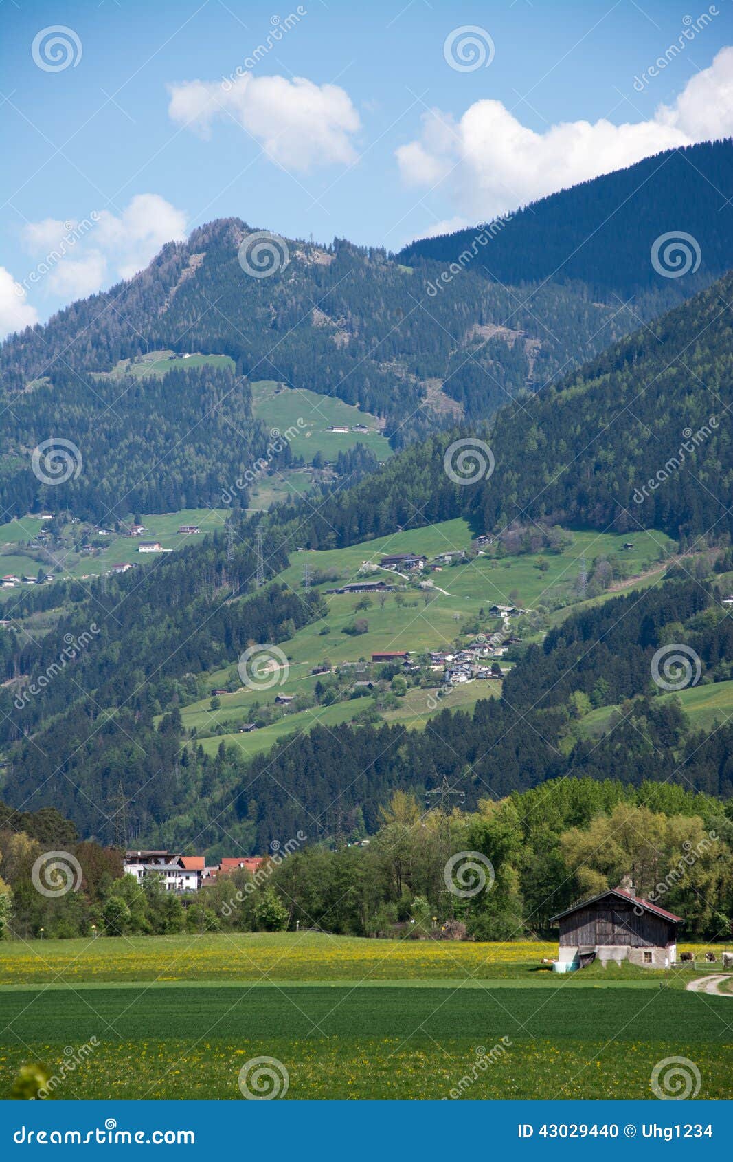 Beside the Brenner Motorway, Italy Stock Photo - Image of springtime ...