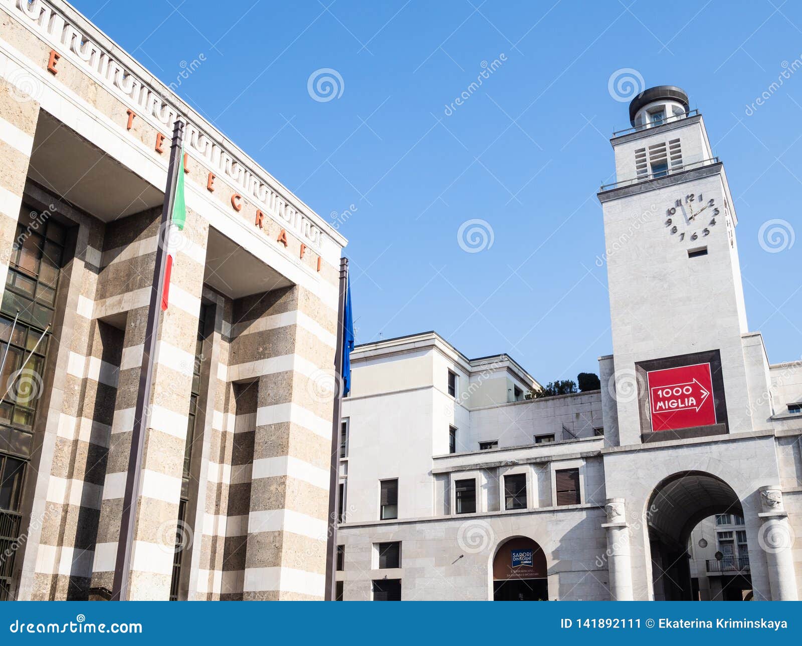 Torre Rivoluzione and Palace of Post in Brescia Editorial Photo - Image ... Torre Rivoluzione and Palace of Post in Brescia Editorial Photo - Image ...