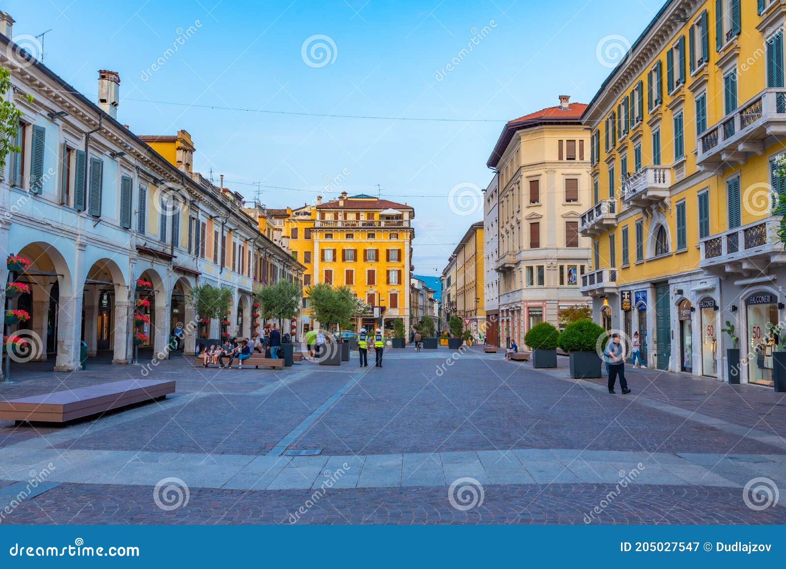 BRESCIA, ITALY, JULY 15, 2019: View of Corso Palestro in Brescia, Italy ...