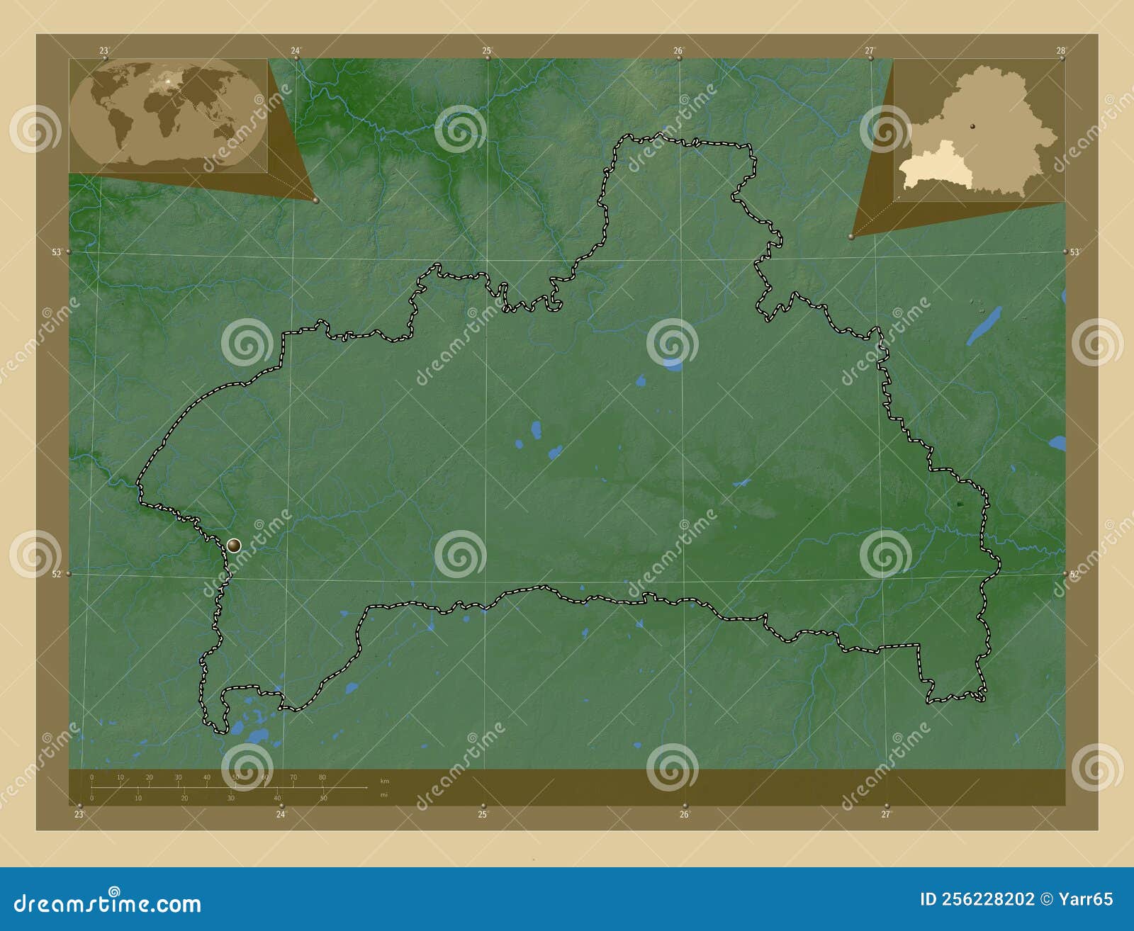 Brest, Belarus. Physical. Capital Stock Illustration - Illustration of ...