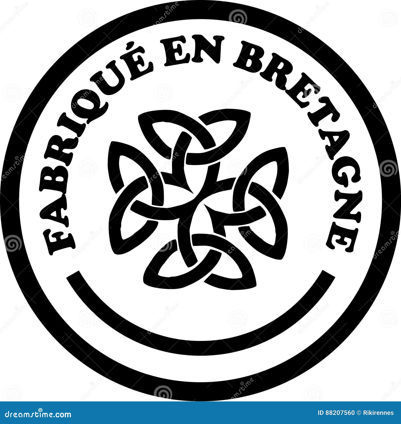 Bretonne De Fabrication De Logo Illustration de Vecteur - Illustration ...