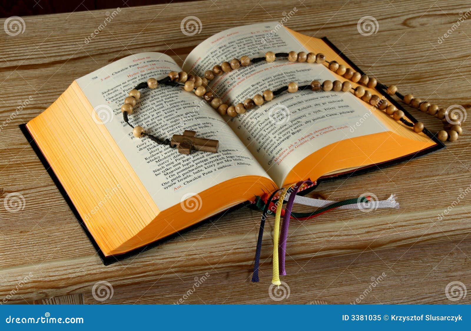 Breviary Book and Holy Rosary Stock Image - Image of altar, spirit: 3381035