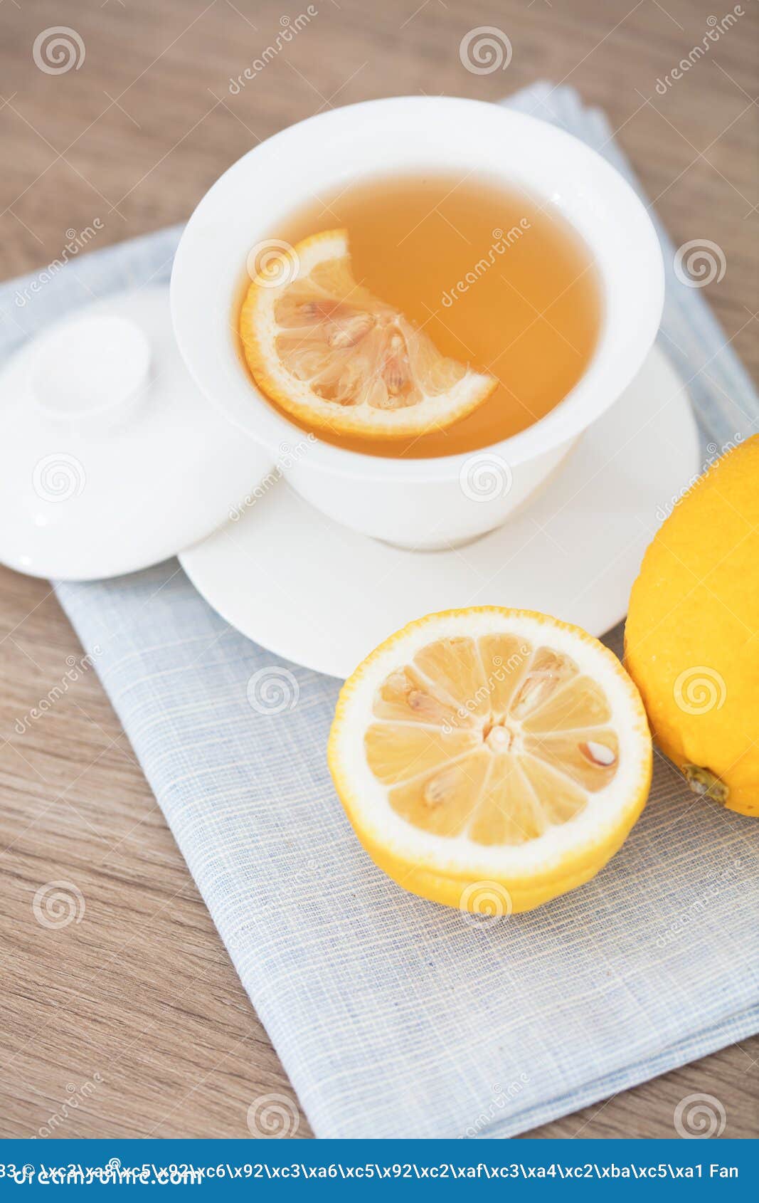 Brewed Leisure Drink Sour Lemon Tea Stock Image - Image of soup, cloth ...