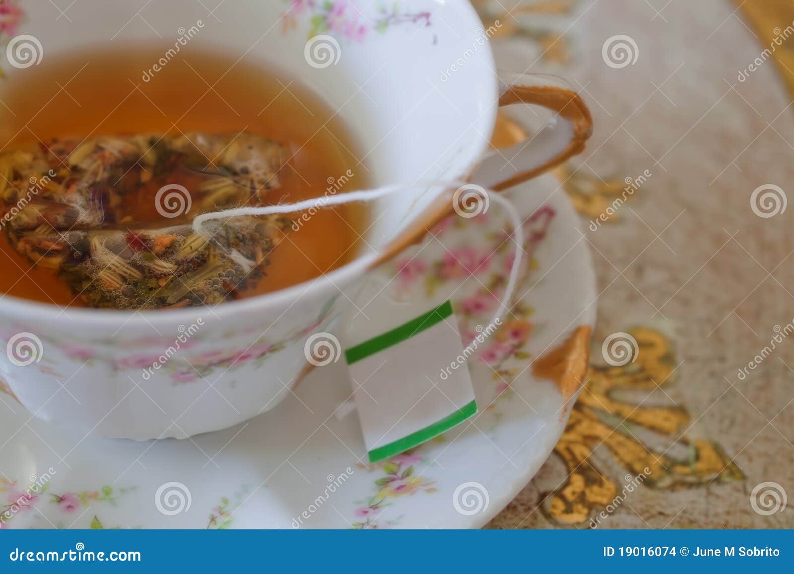 Brewed Tea stock photo. Image of sachet, chinaware, teacup - 19016074