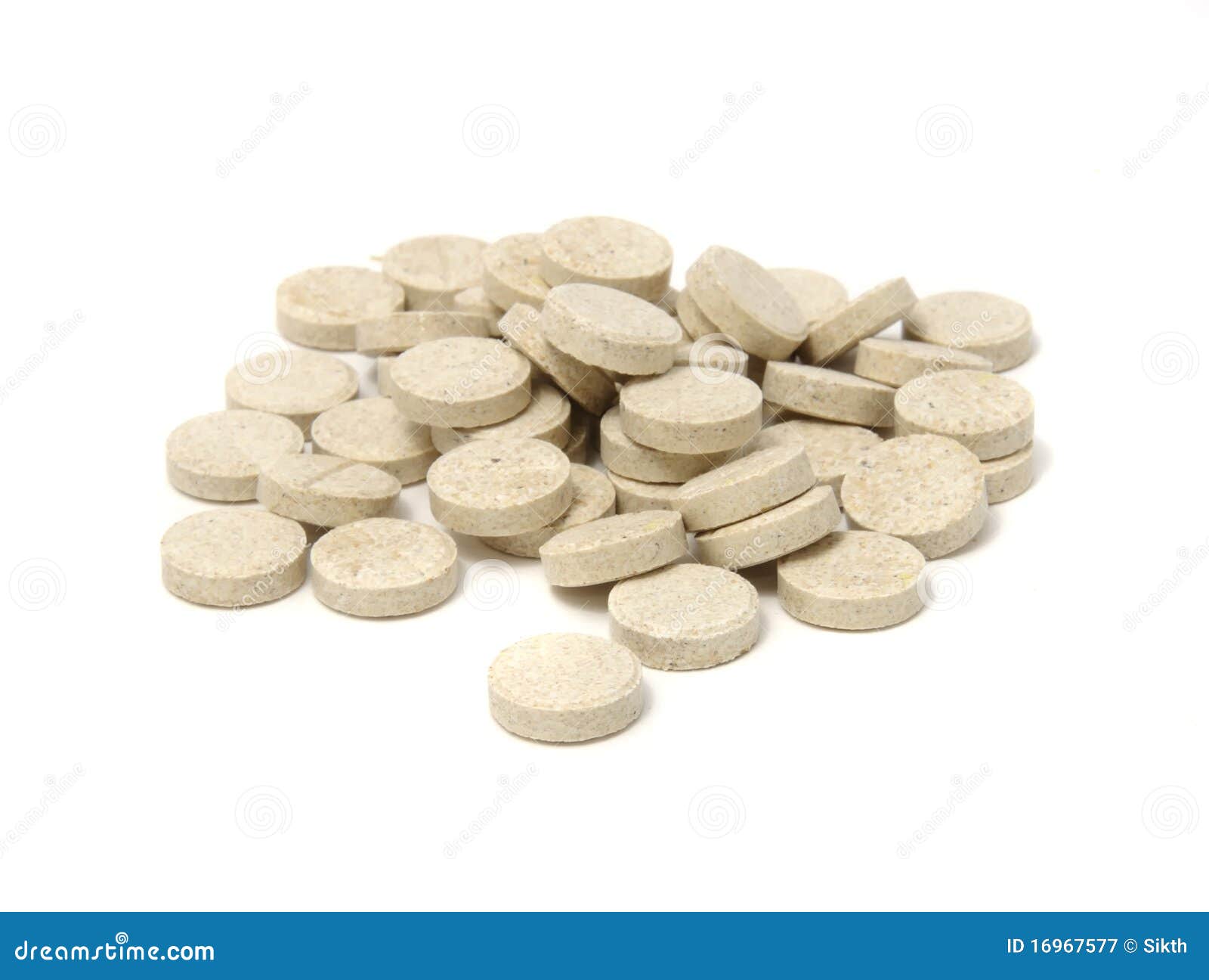 Brewer Tabletten Van De Gist Stock Afbeelding - Image of bier, gezond ...
