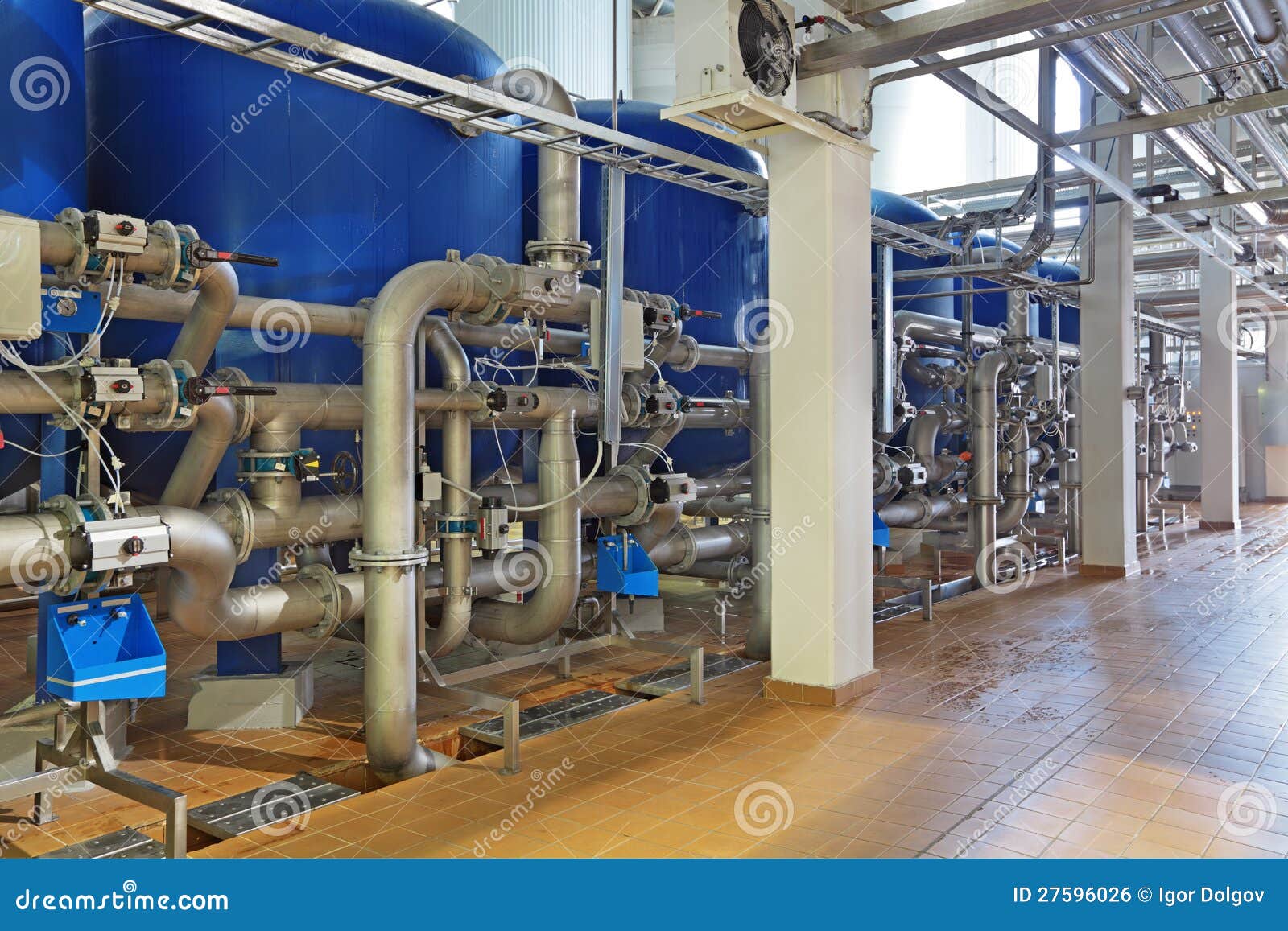 Brewery stock photo. Image of filtration, filtering, pipework - 27596026