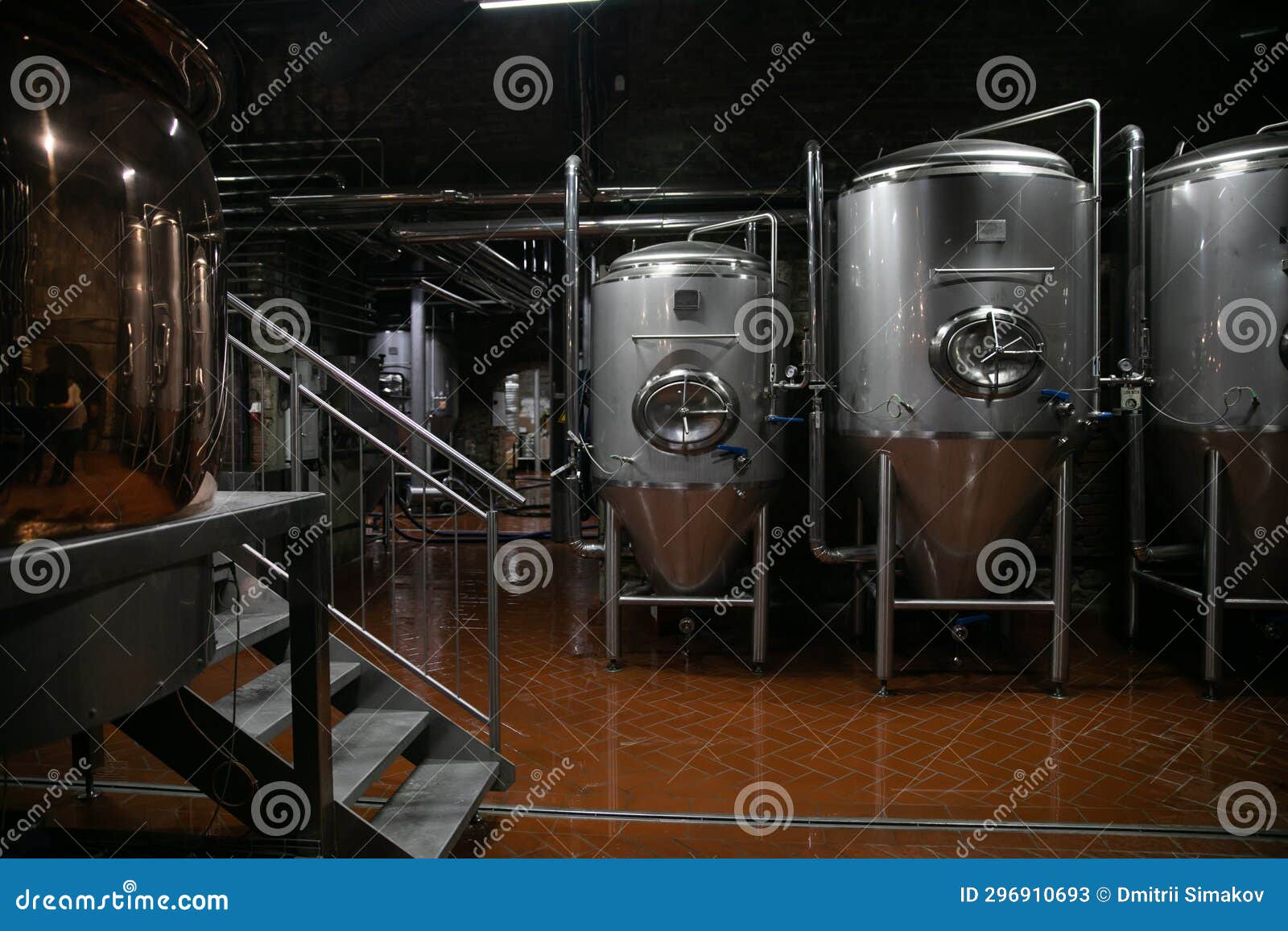 Brewery, Alcohol, Production of Beer, Wine Stock Image - Image of ...