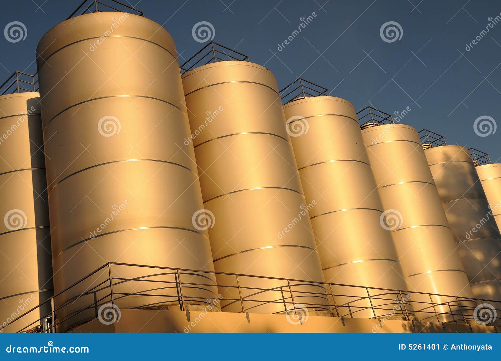 Oil Storage Tanks Stock Image | CartoonDealer.com #31672015