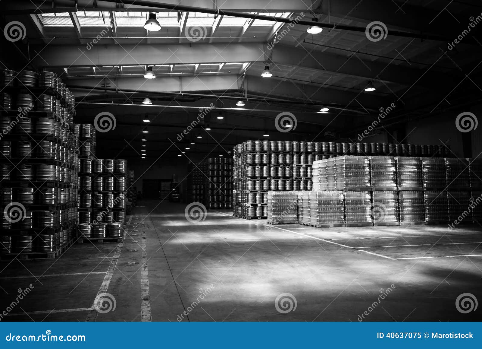 Brewery warehouse stock image. Image of brewery, shop - 40637075