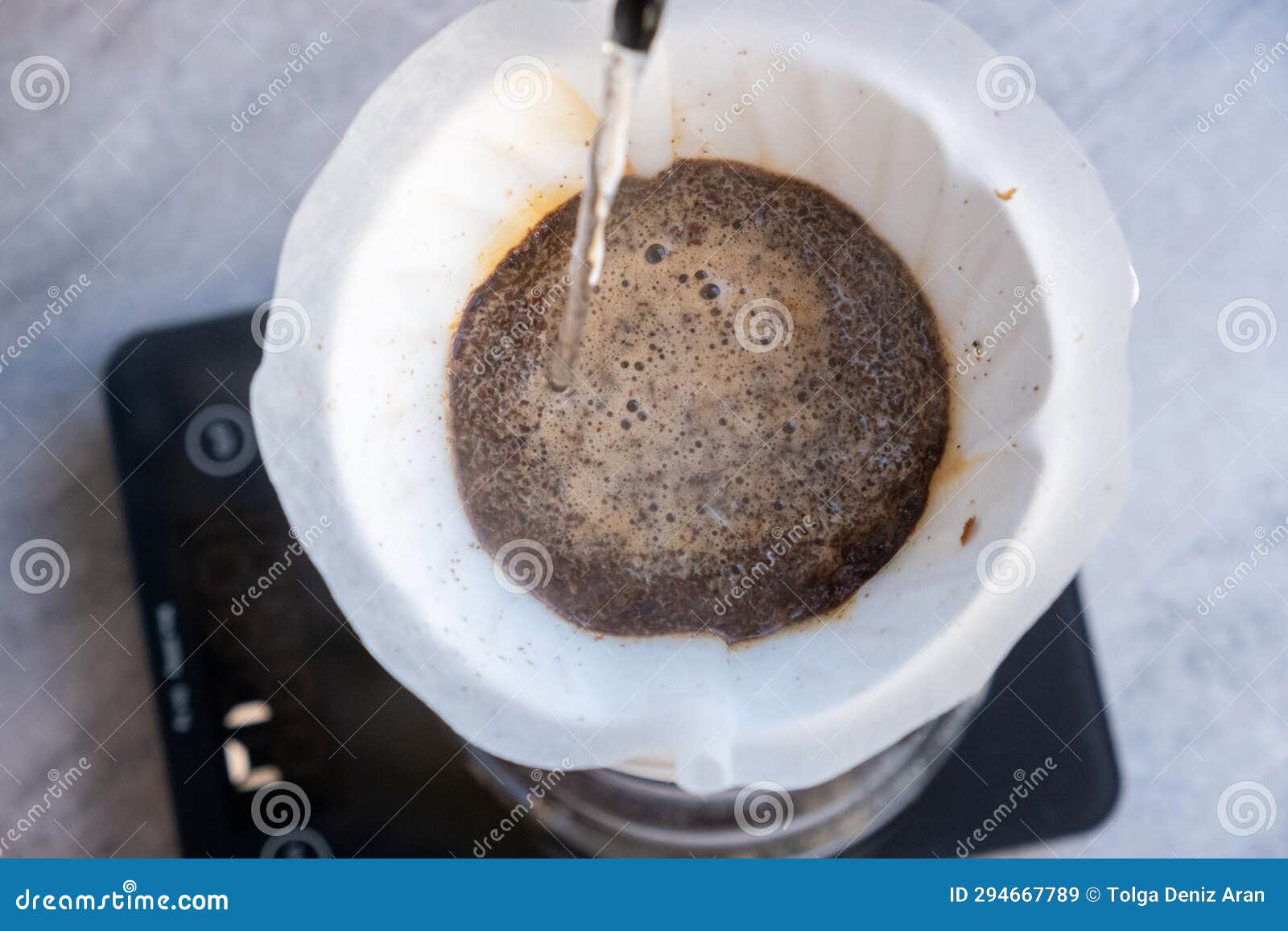 Brewing Coffee with the V60 Stock Image - Image of bean, drink: 294667789