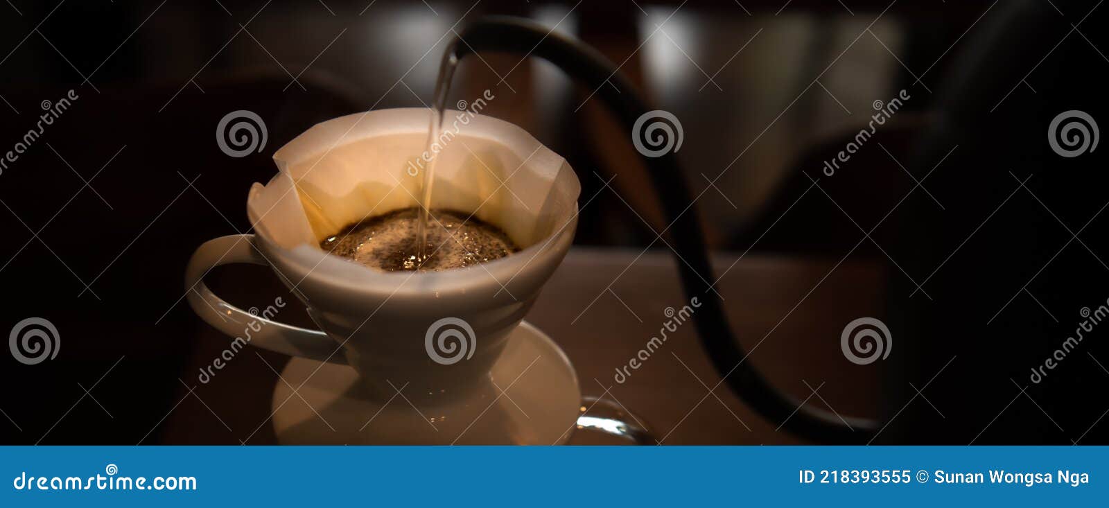 Tools to make drip coffee stock image. Image of arabica - 218393555