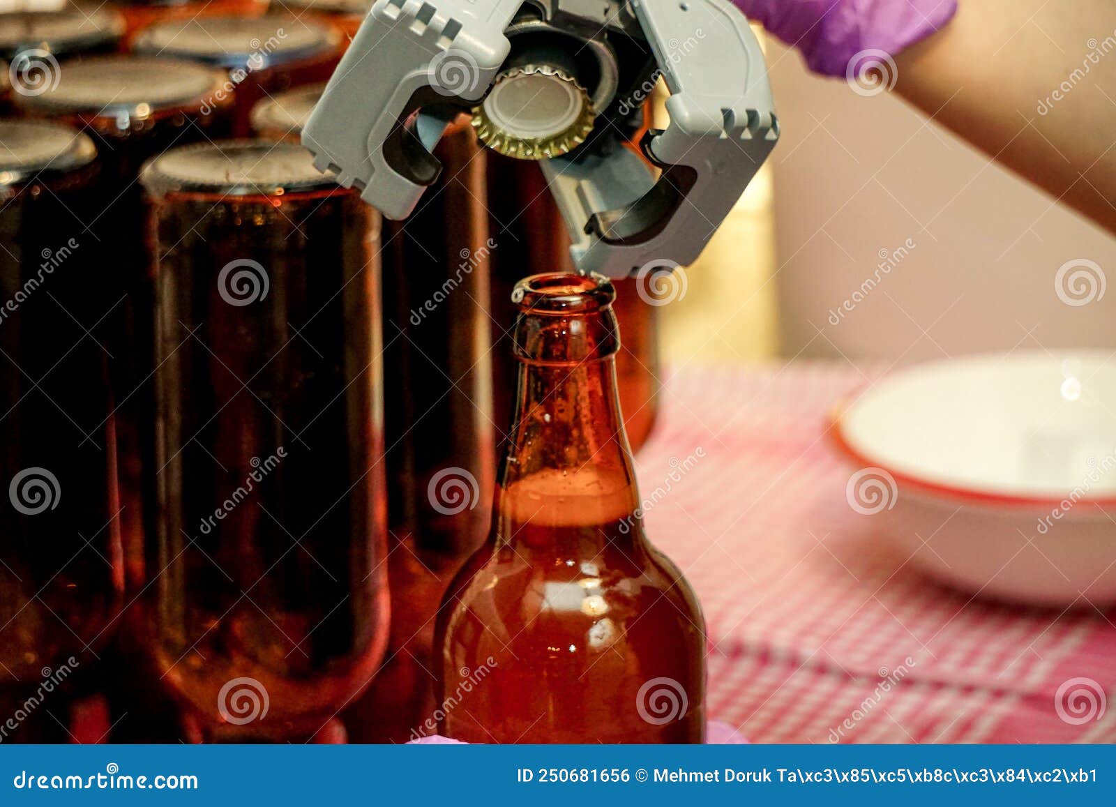 Brewing Home Beer Process at Home in the Kitchen Stock Photo - Image of ...
