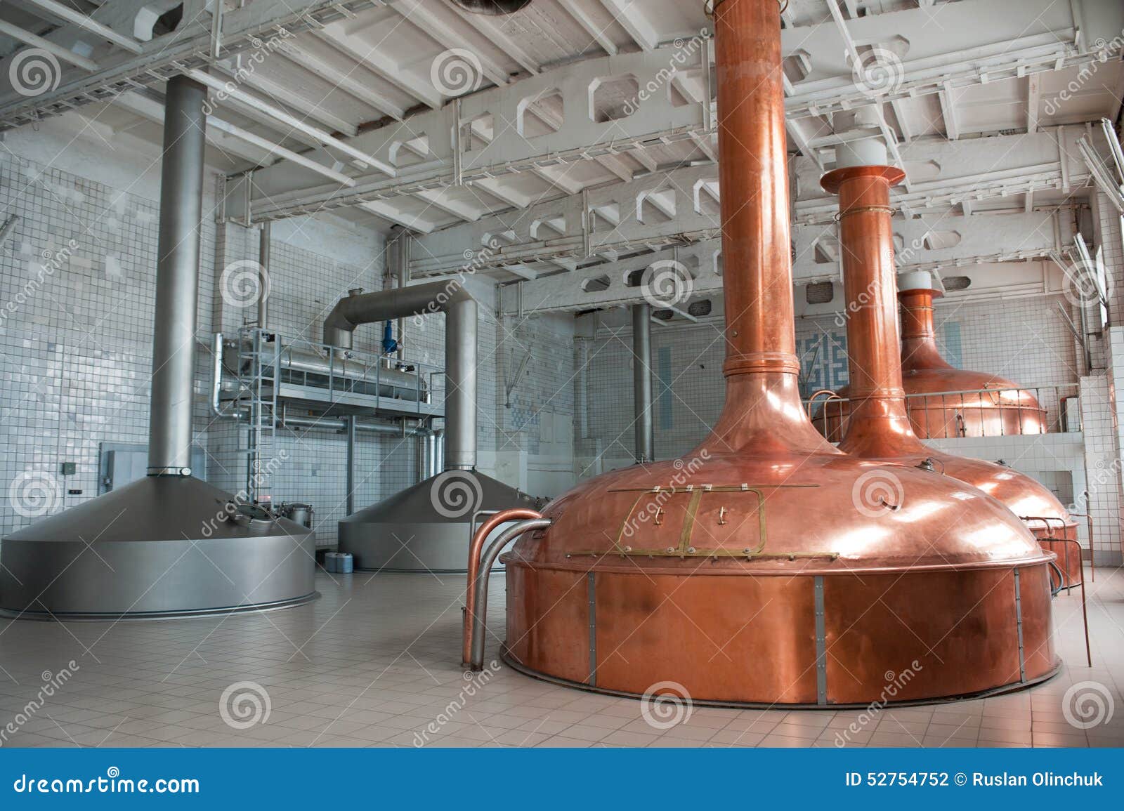 Brewing production stock photo. Image of horizontal, brewery - 52754752