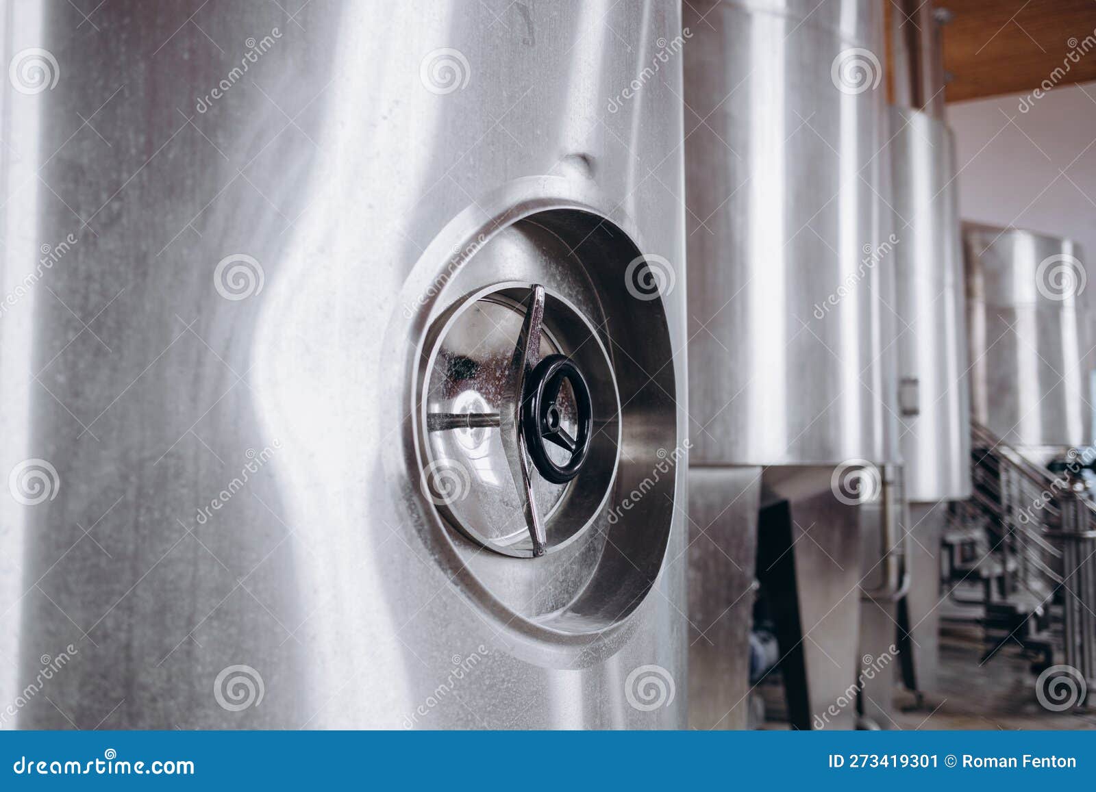 Brewing Production Vats. Modern Beer Factory Stock Image - Image of ...