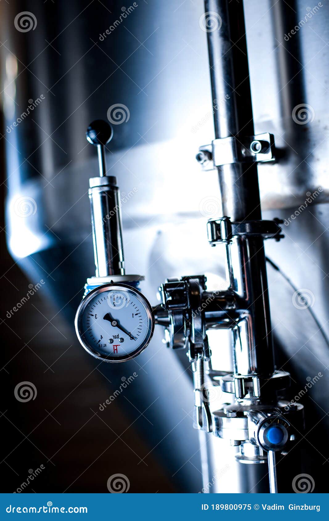 Brewing production vats stock image. Image of enterprise - 189800975