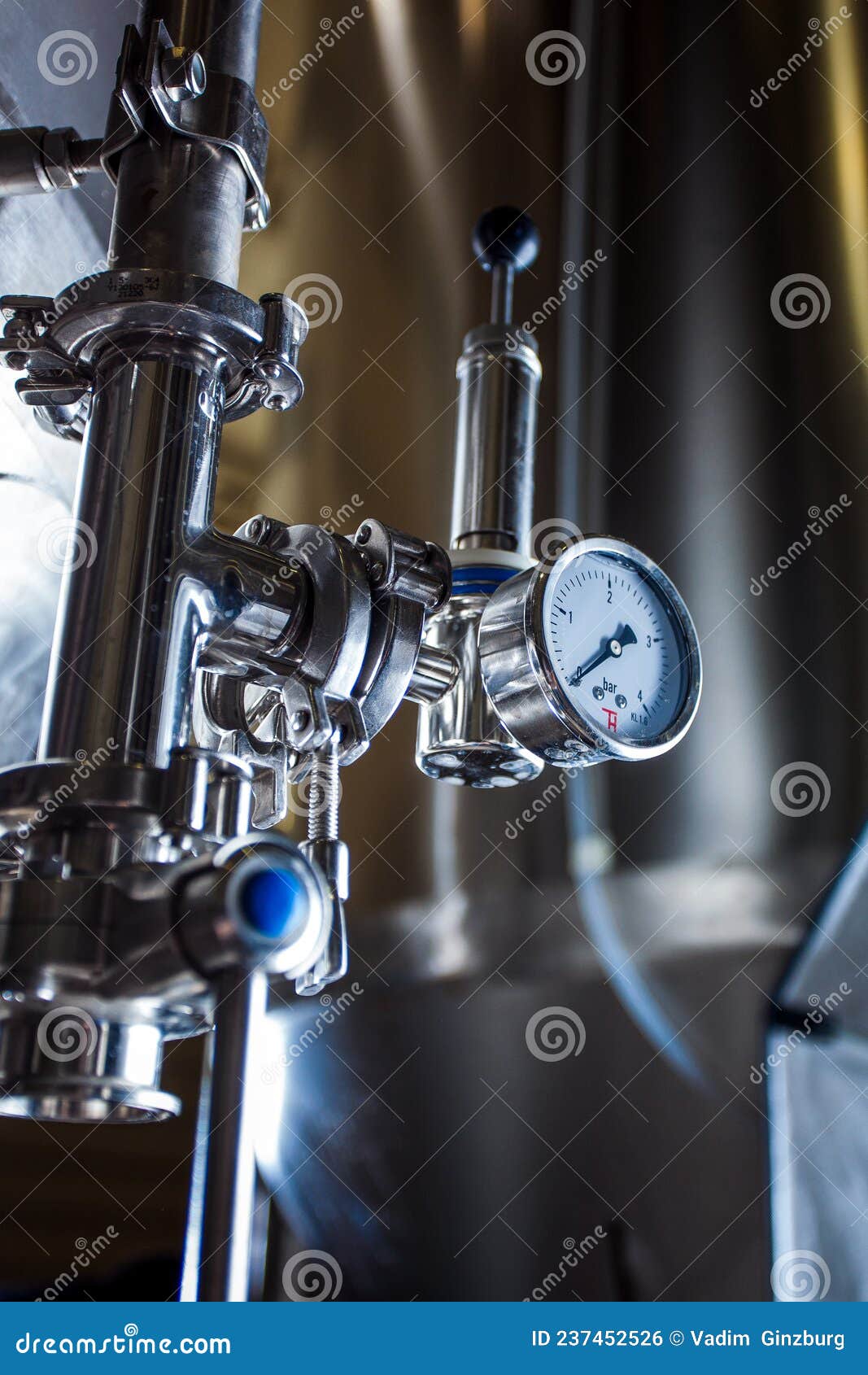 Brewing production vats stock photo. Image of processing - 237452526