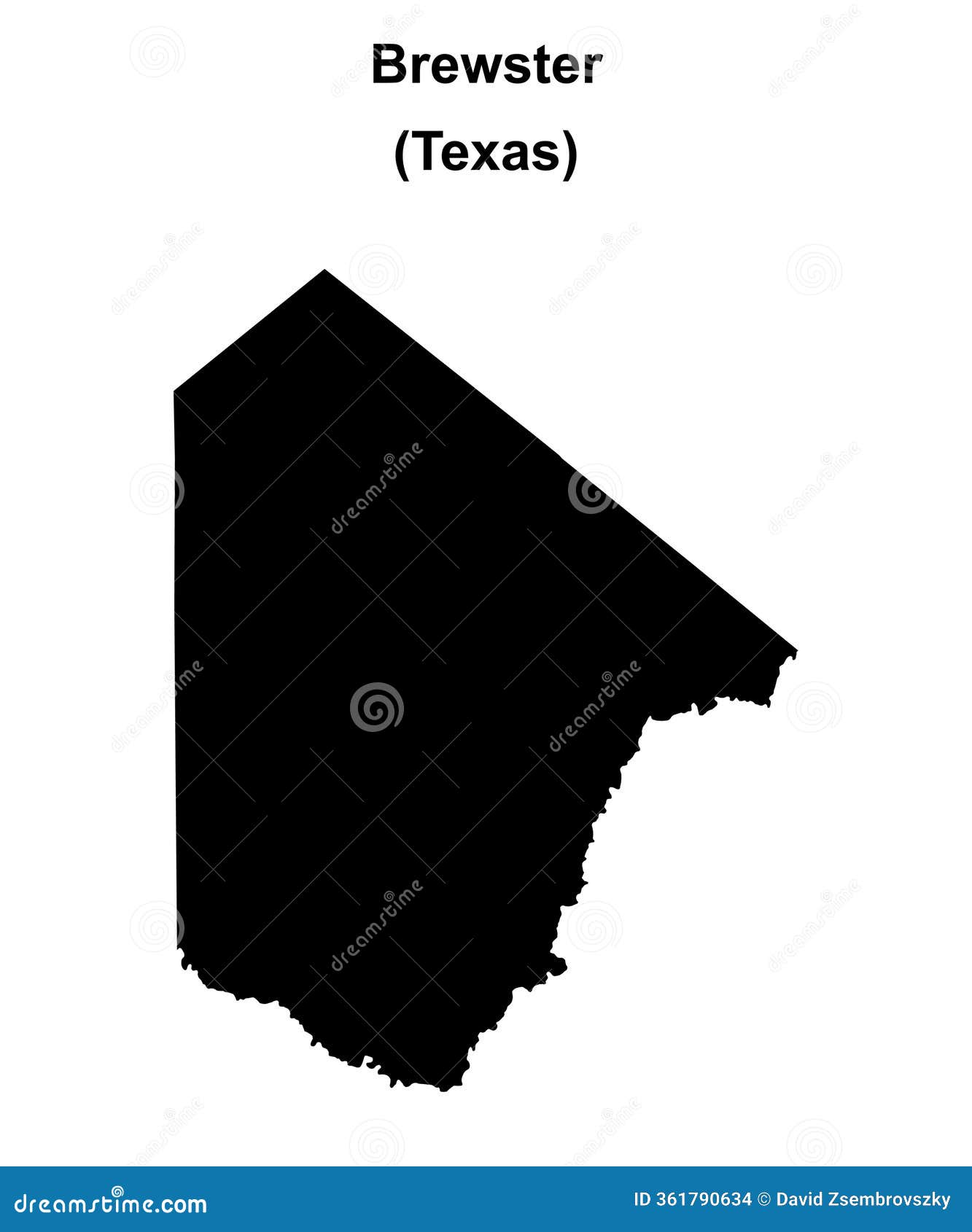 Brewster outline map stock illustration. Illustration of territory ...