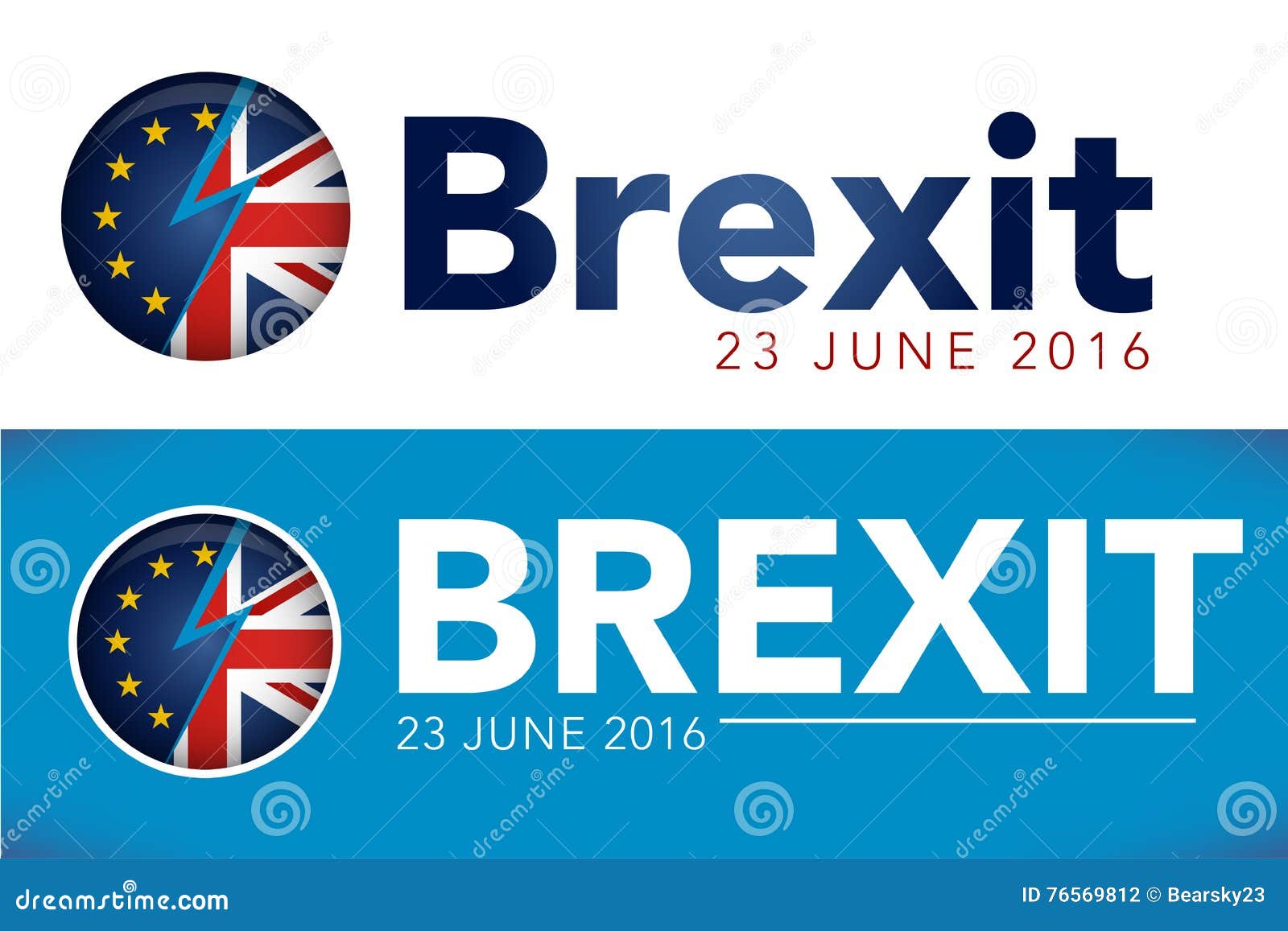 BREXIT 2016 Header Image stock vector. Illustration of britain - 76569812