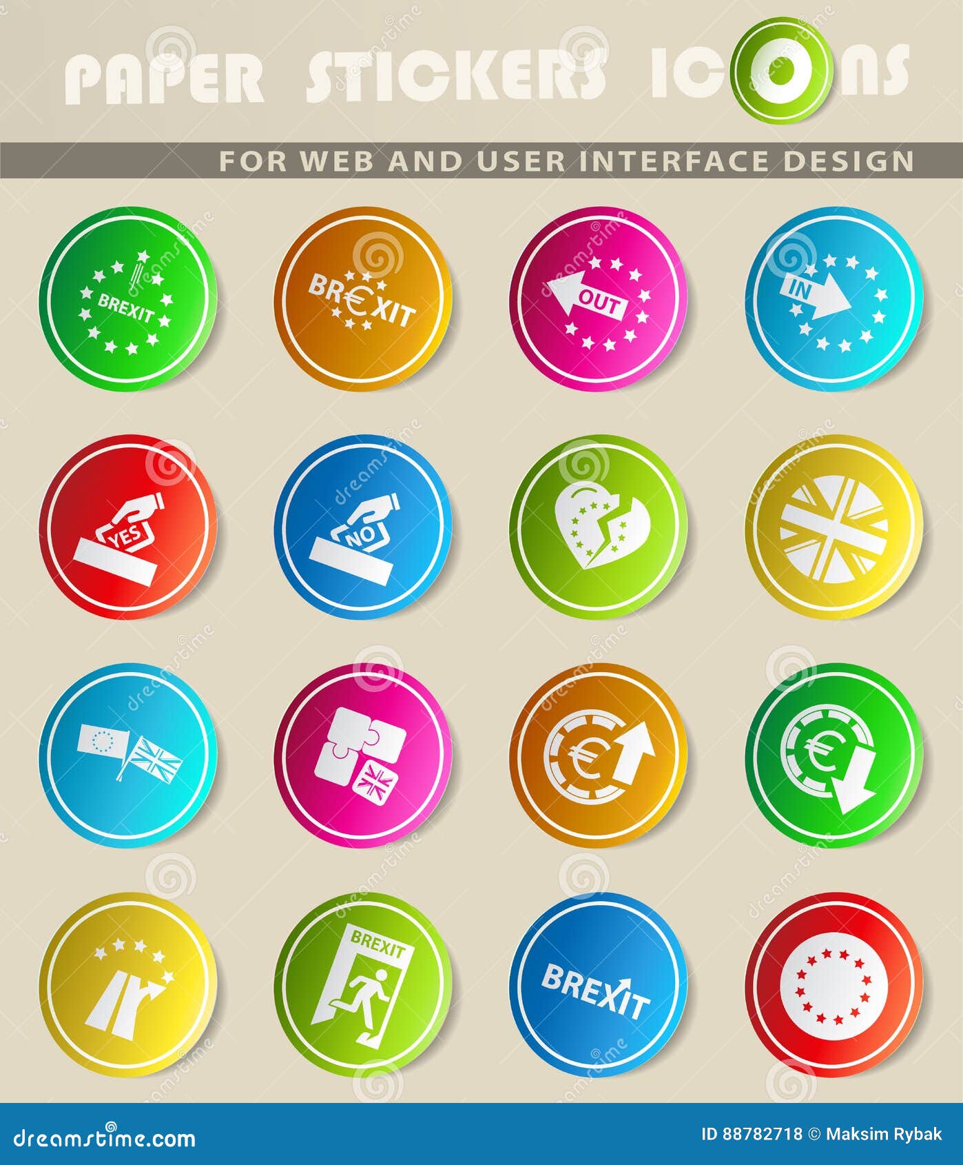 Brexit icon set stock illustration. Illustration of isolated - 88782718