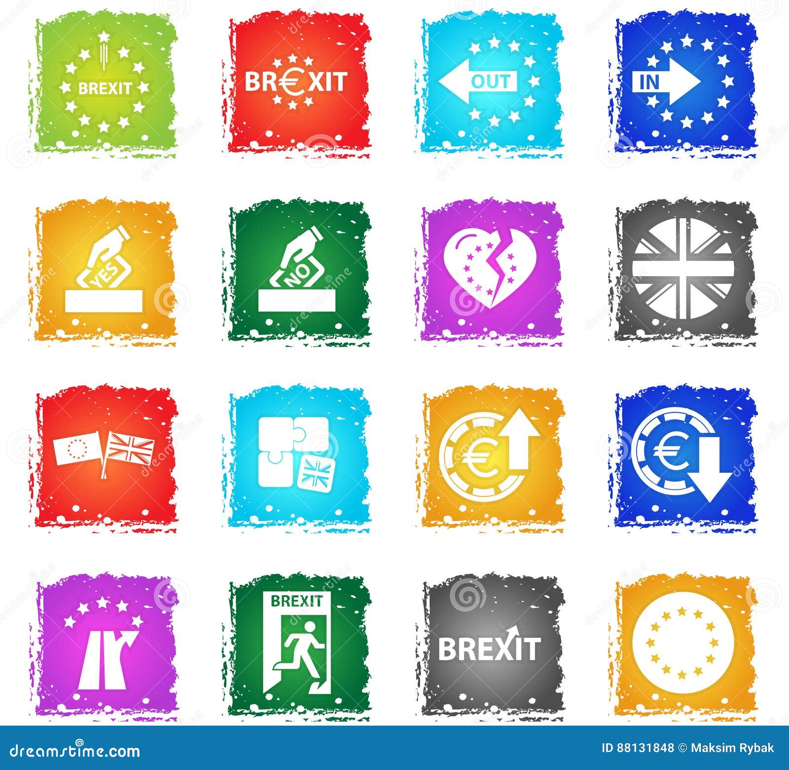 Brexit icon set stock illustration. Illustration of brexit - 88131848