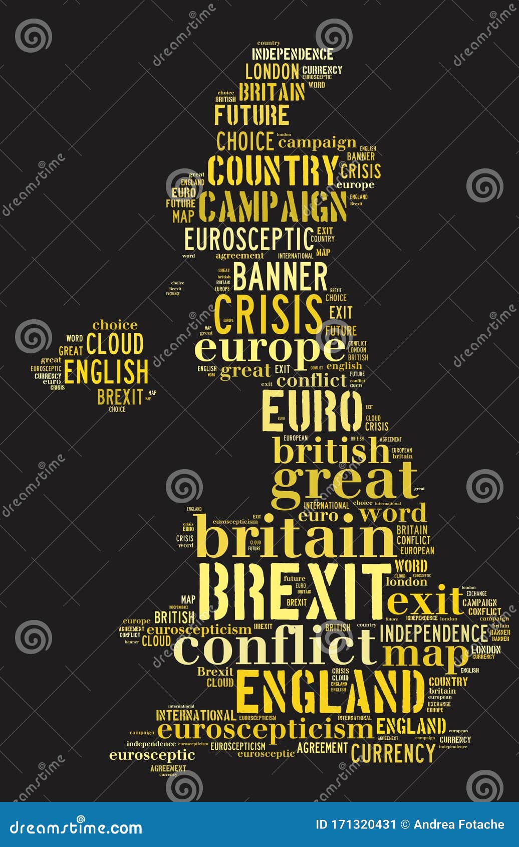 Brexit Word Cloud stock illustration. Illustration of euro - 171320431