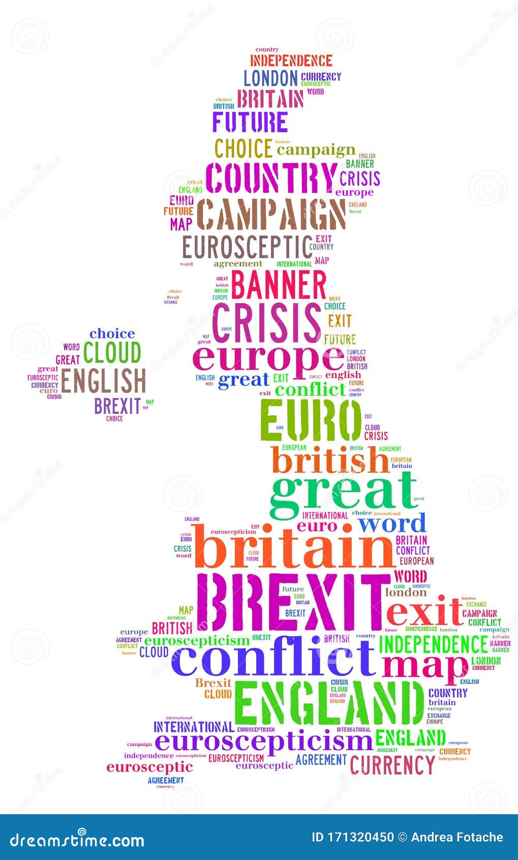 Brexit Word Cloud stock illustration. Illustration of britain - 171320450