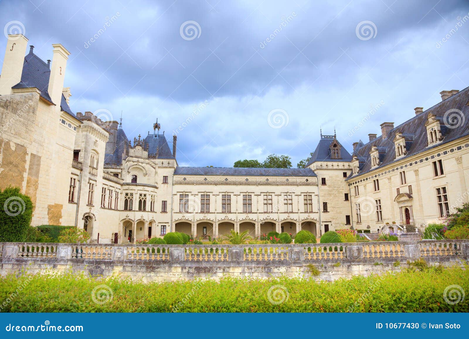 Breze Chateau, France stock photo. Image of culture, breze - 10677430