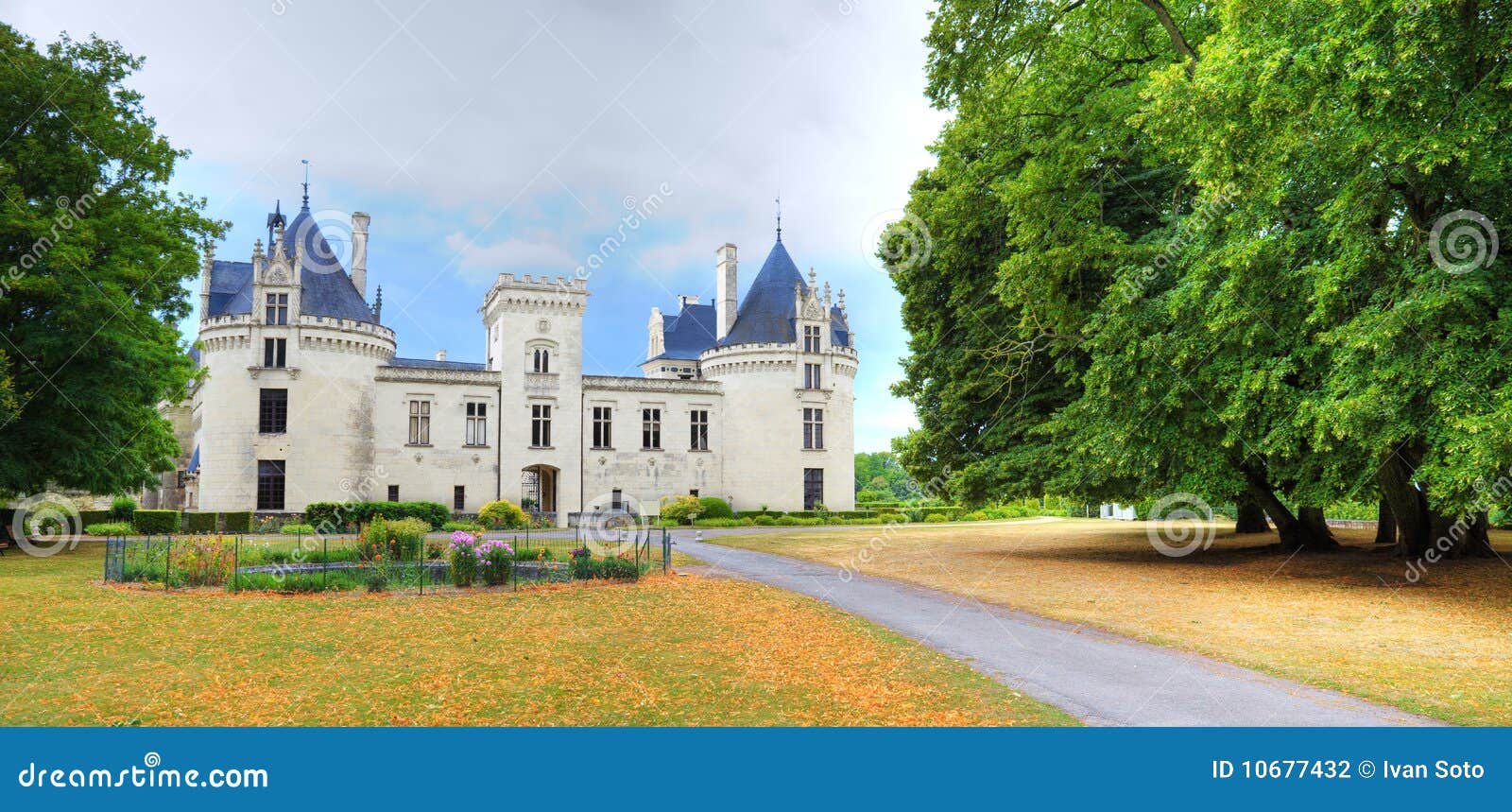 Breze Chateau, France stock photo. Image of luxury, leisure - 10677432
