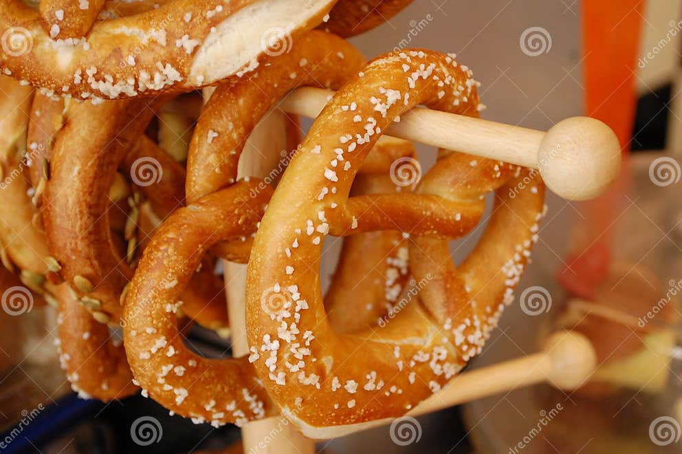 A brezel, German bread stock photo. Image of tasty, crispy - 15593202