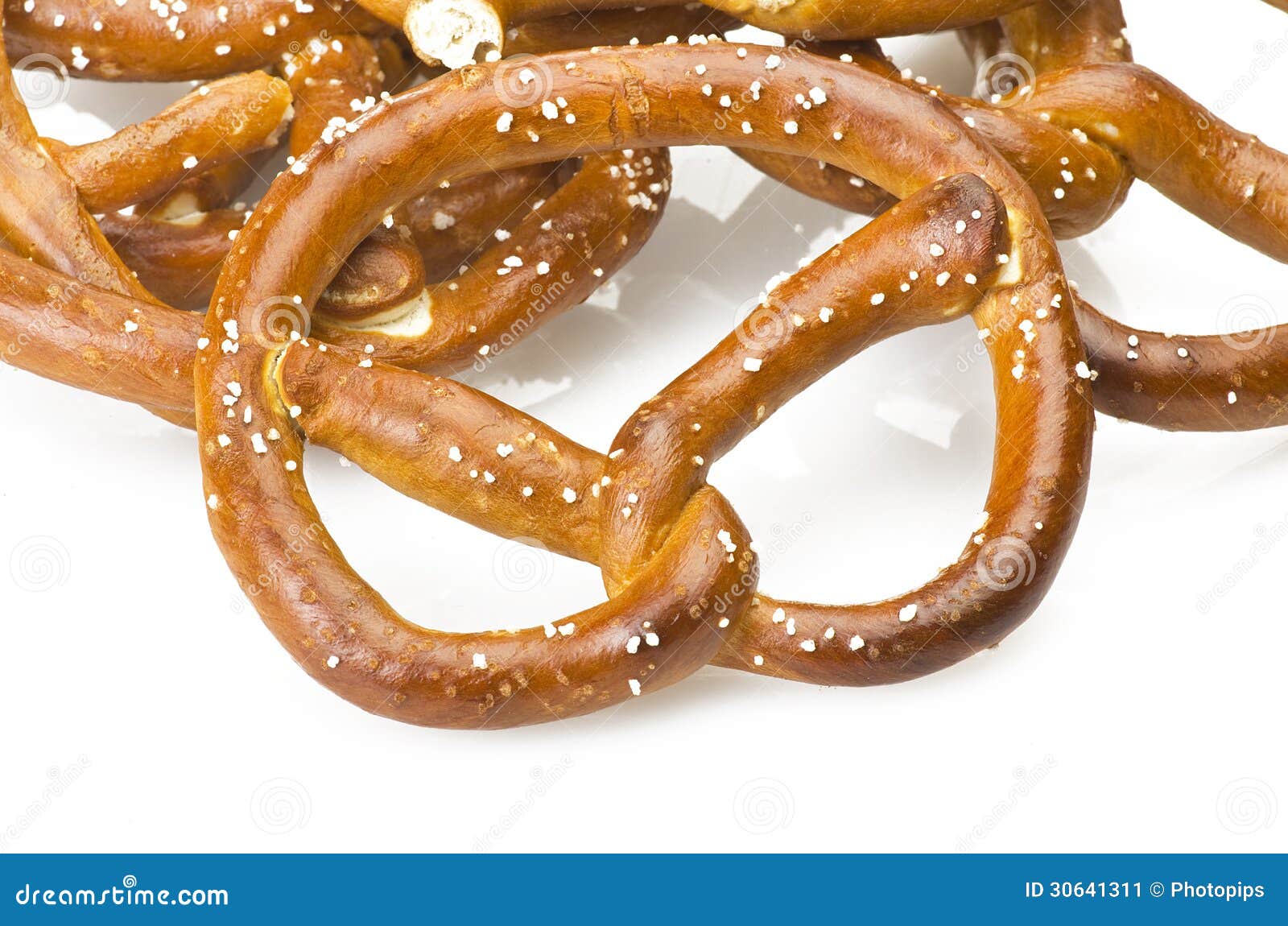 Brezel stock image. Image of pretzel, salt, fastfood - 30641311