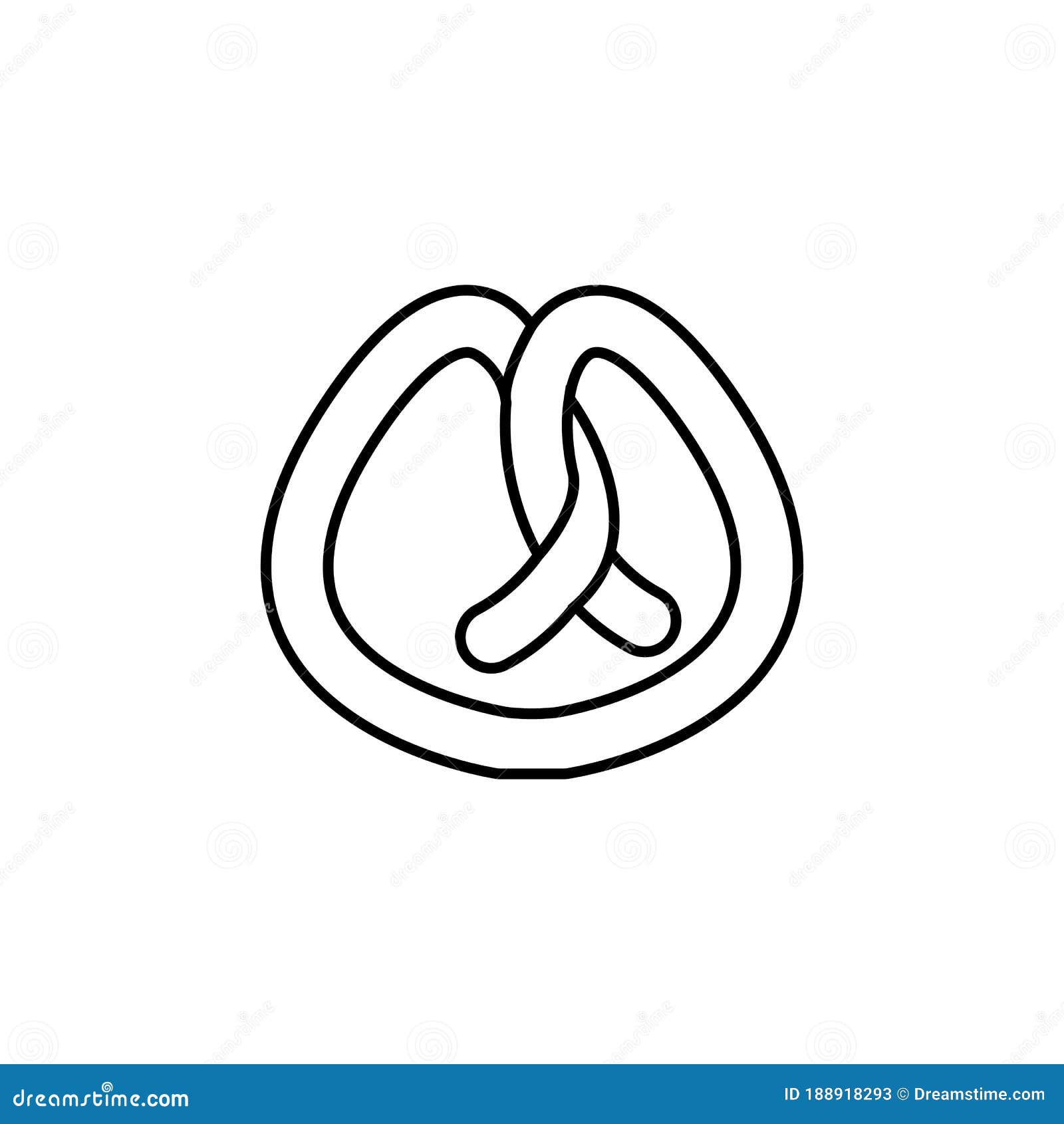 Brezel Icon Vector Illustration | CartoonDealer.com #167565312