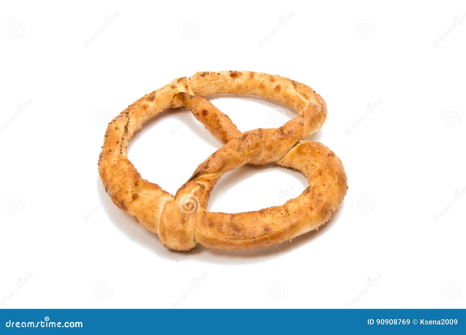 Brezel lokalisiert stockbild. Bild von hell, brezel, bayern - 90908769