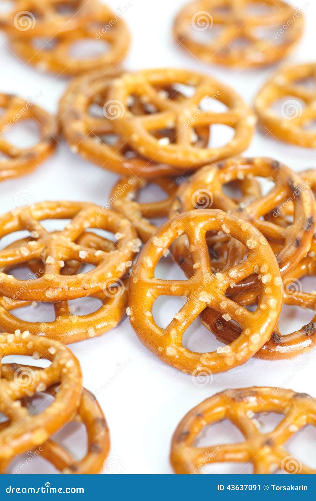 Brezel-Snack stockbild. Bild von traditionell, plätzchen - 43637091