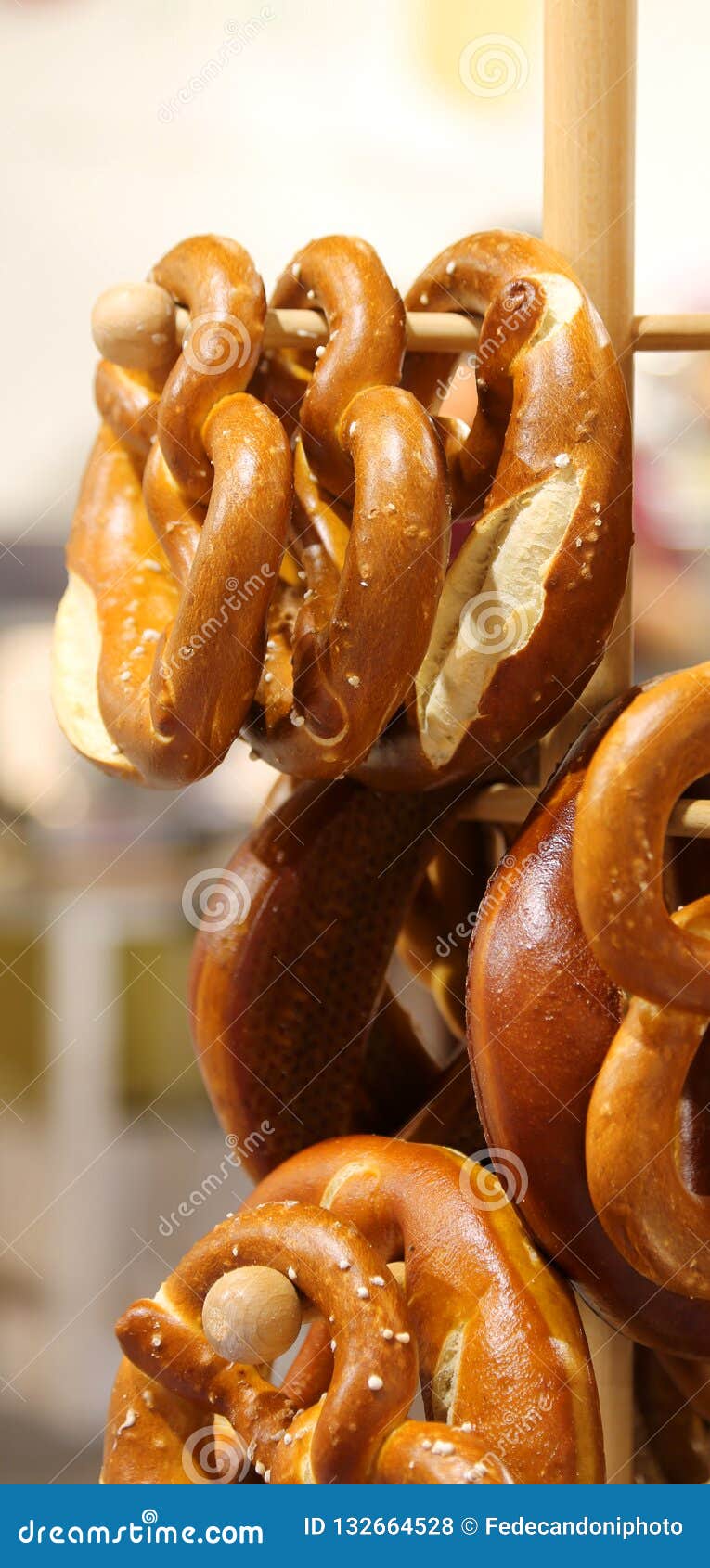 Brezel is the Typical Bread from South Tyrol and South Tyrol for Stock ...