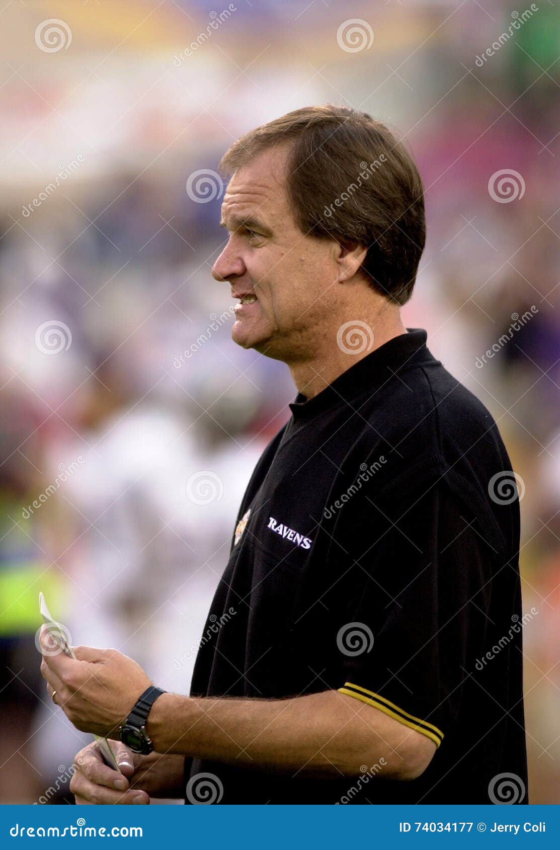 Brian Billick fotografia editorial. Obraz złożonej z baltimore - 74034177