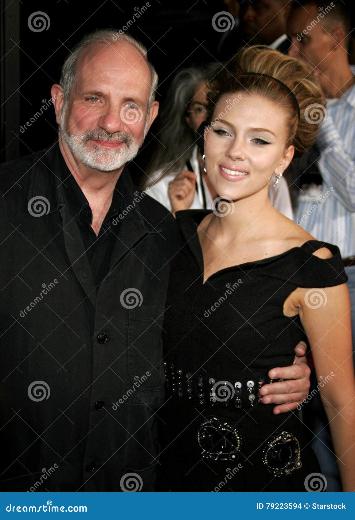 Brian De Palma Y Scarlett Johansson Imagen de archivo editorial ...