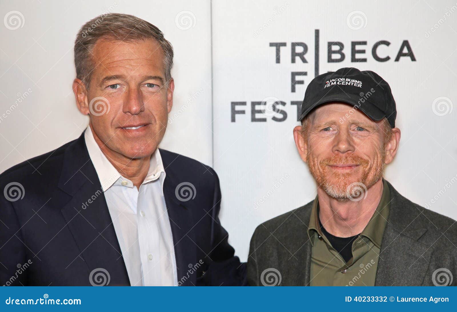 Brian Williams Y Ron Howard Fotografía editorial - Imagen de williams ...