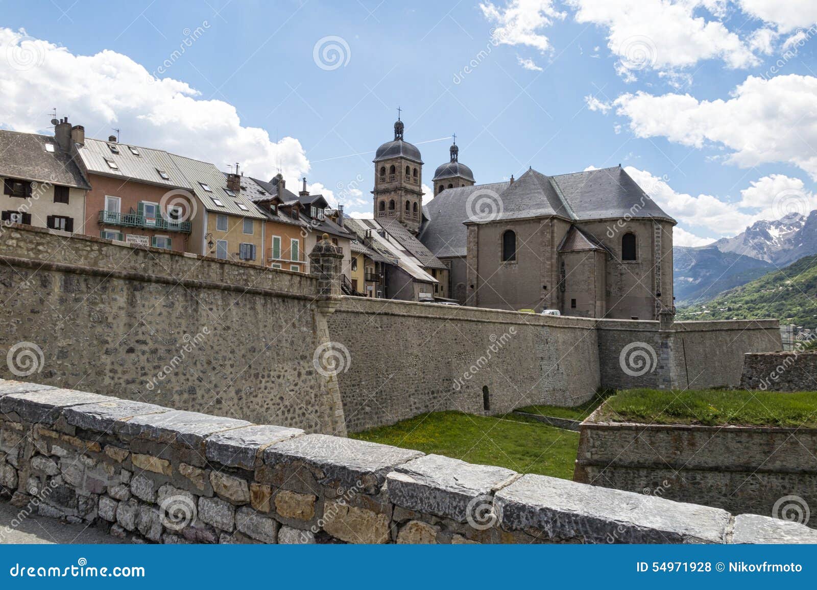 Briancon stock photo. Image of city, alps, briancon, tourism - 54971928