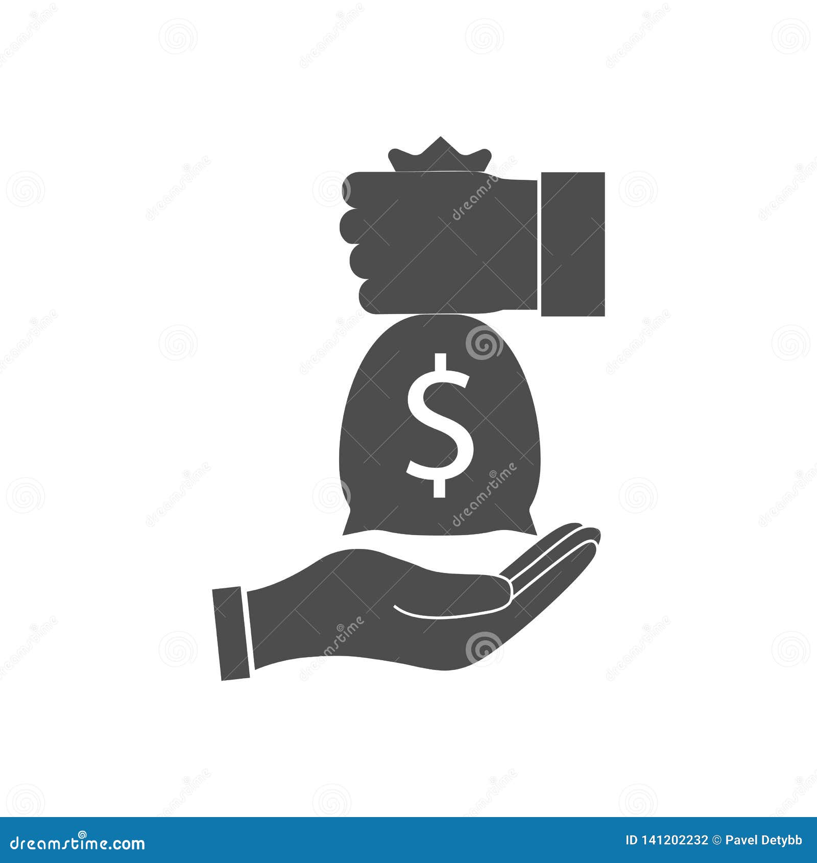 Bribe, Bribery, Corruption Icon. Vector Illustration, Flat Design Stock ...