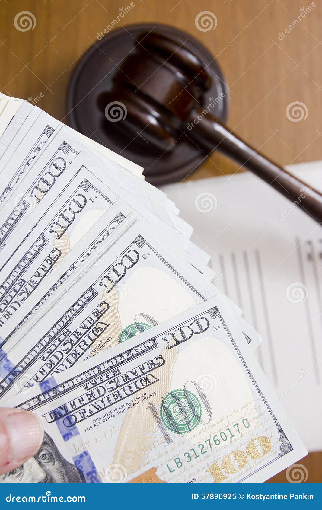 Bribe dollars stock image. Image of legal, business, exchange - 57890925