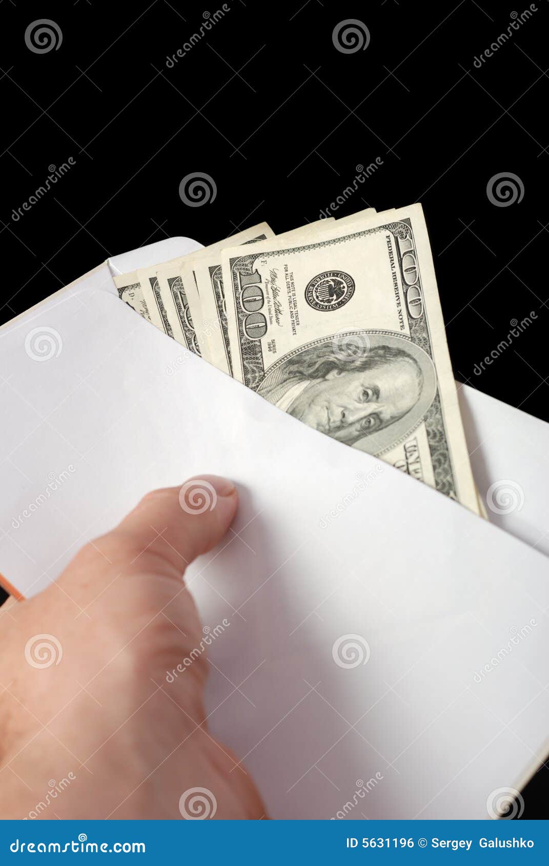 Bribe in an Envelope and Hand Stock Photo - Image of buying, hand: 5631196