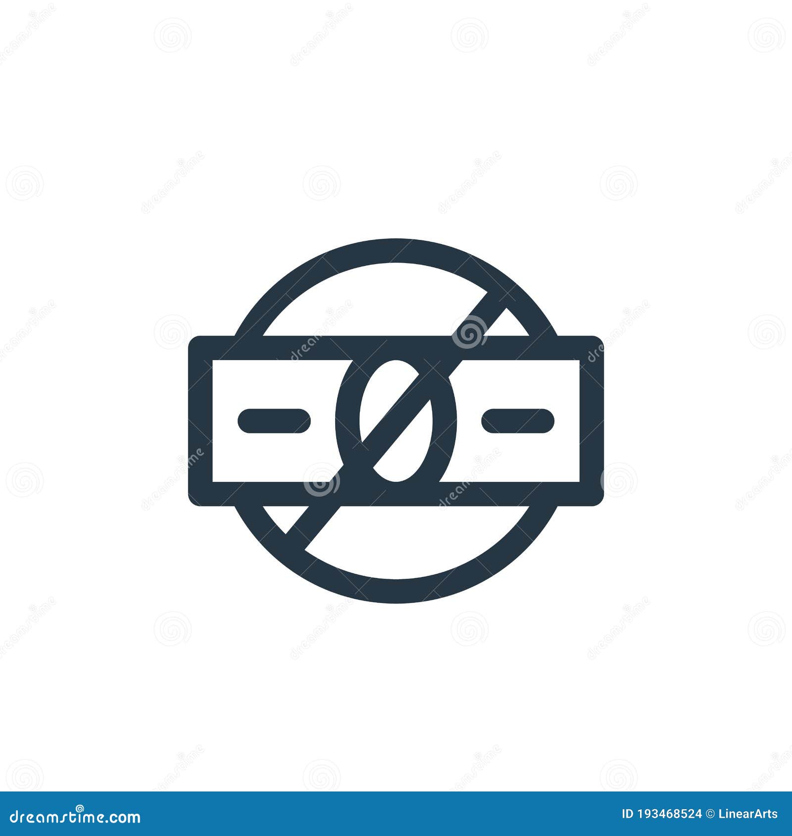 Bribe Icon Vector from Ethics Concept. Thin Line Illustration of Bribe ...