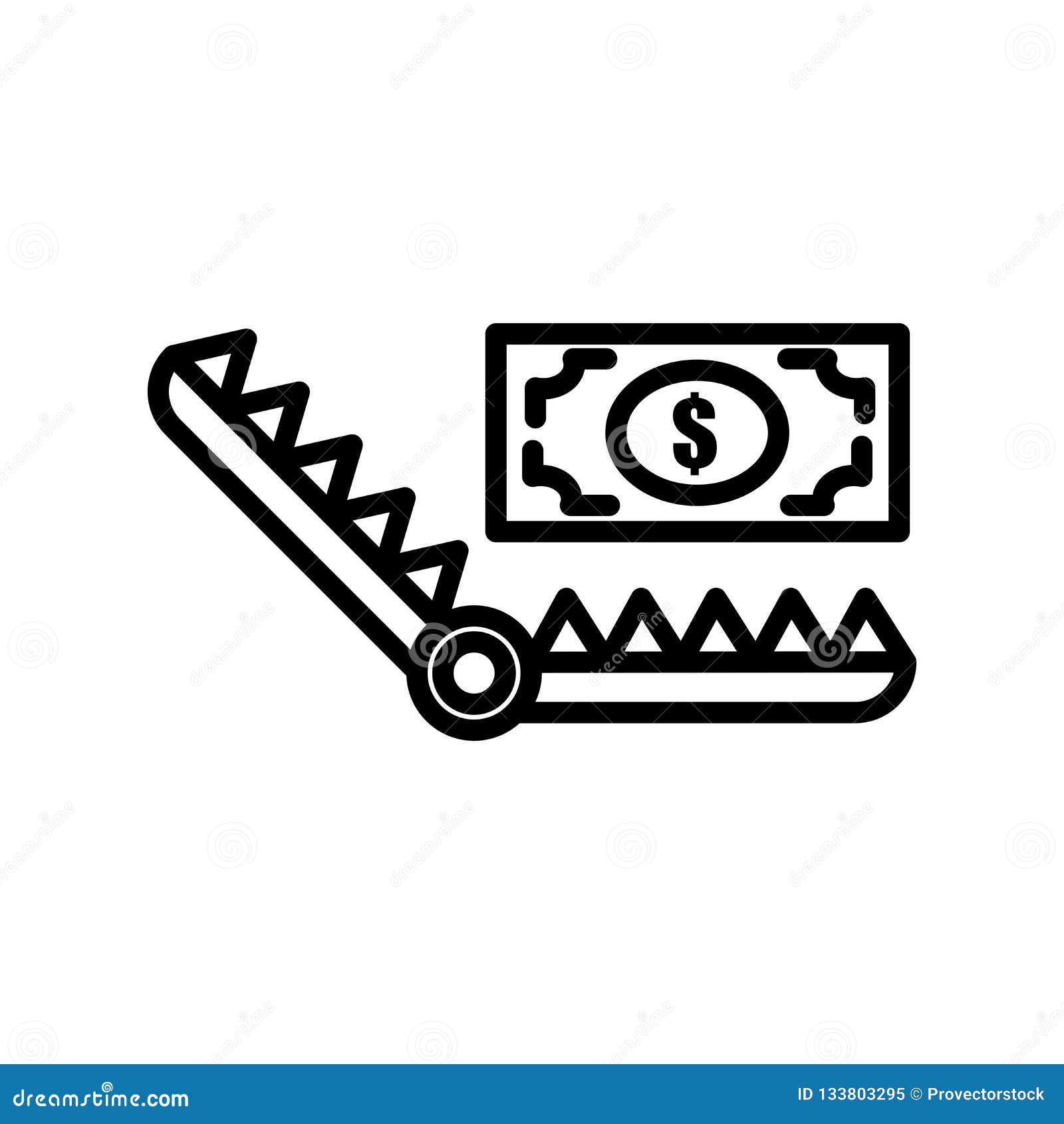 Bribe Icon Vector Sign and Symbol Isolated on White Background Stock ...
