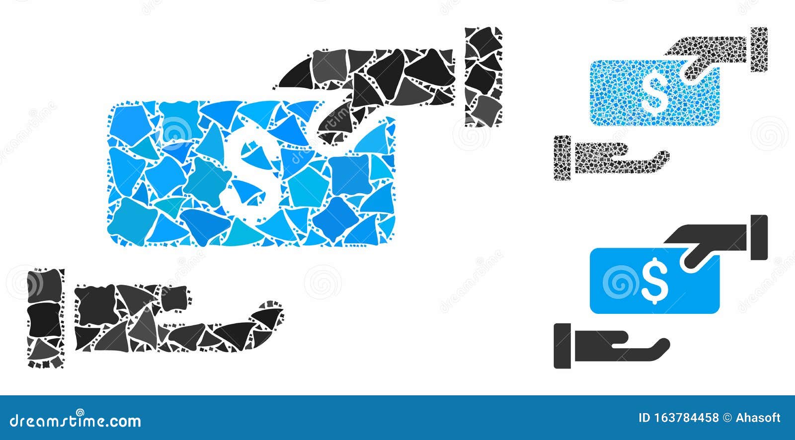 Bribe Mosaic Icon of Humpy Elements Stock Illustration - Illustration ...
