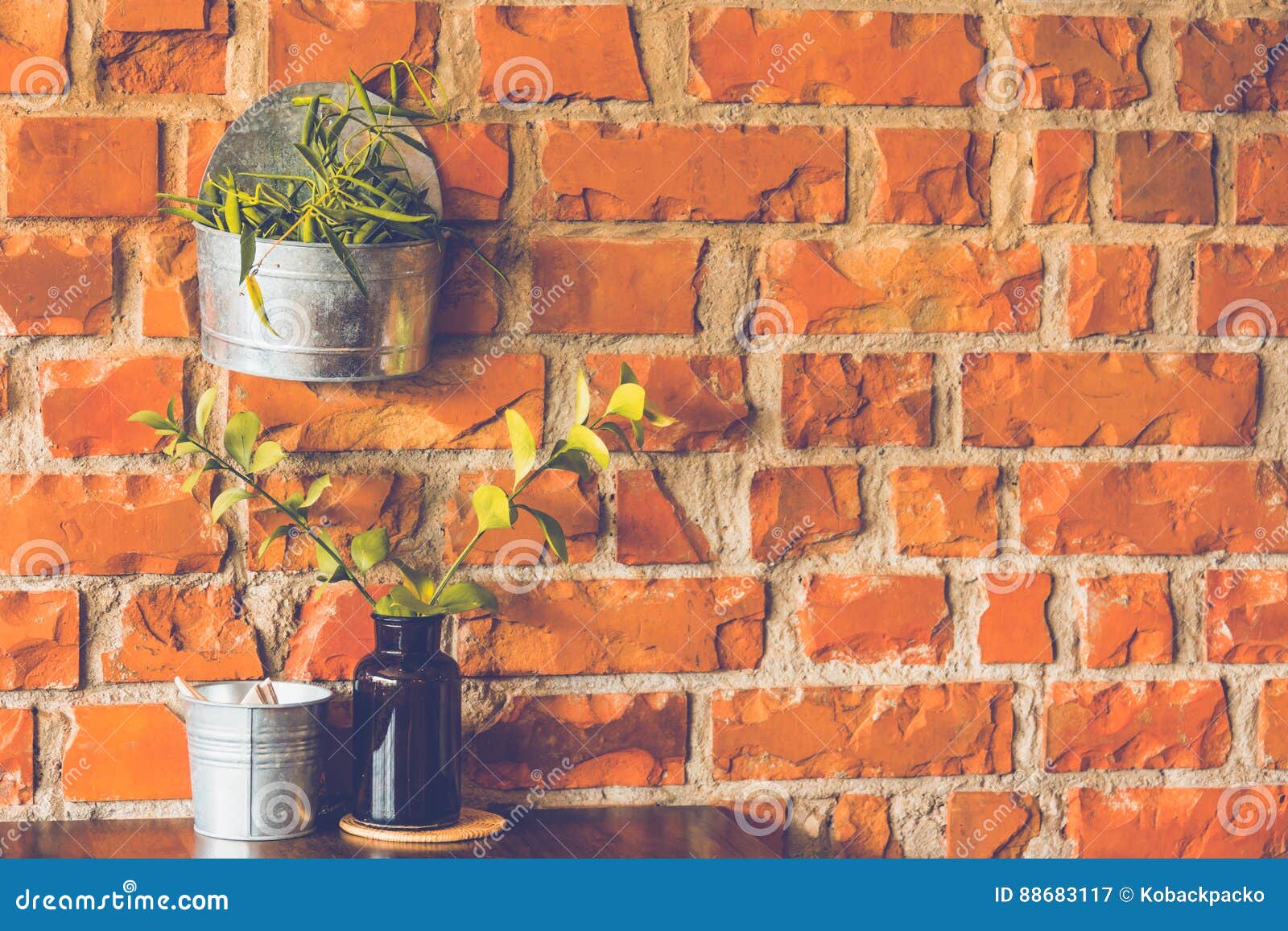 Brice Wall Decoration in Cafe Stock Image - Image of frame, wall: 88683117