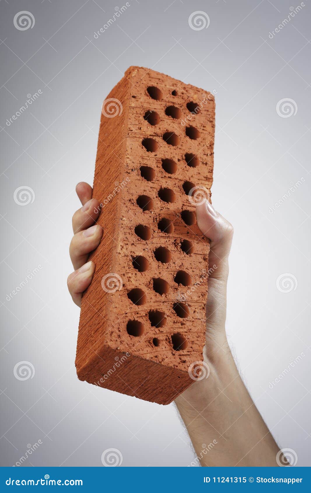 Brick stock image. Image of holding, grip, construction - 11241315