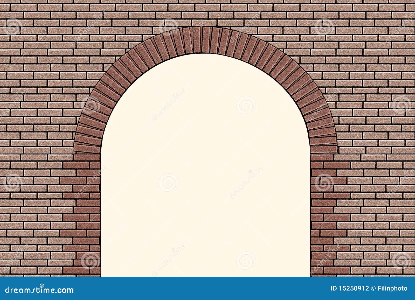 Brick Arch stock illustration. Illustration of geometric - 15250912