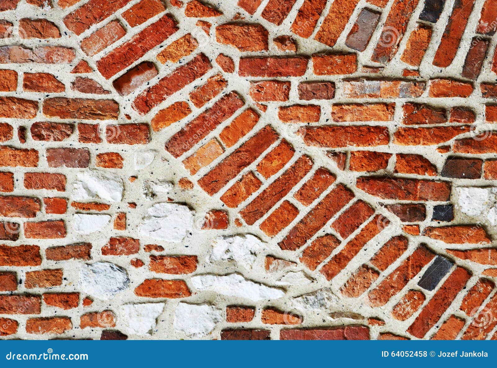 Brick arch in the wall stock photo. Image of rounded - 64052458